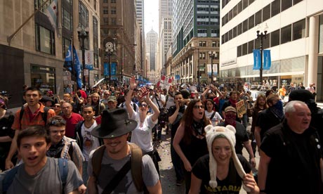 G8 summit at Camp David and Nato protests in Chicago – Friday 18 May ...