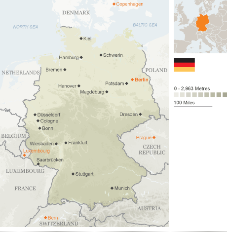 Famous Castles In Germany Map